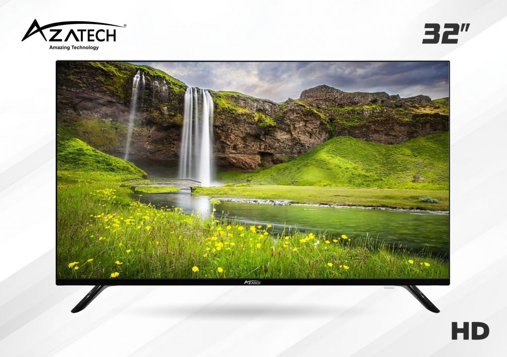 32H2 TV AZATECH 32" Frameless HD - Récepteur Intégré - AZATECH