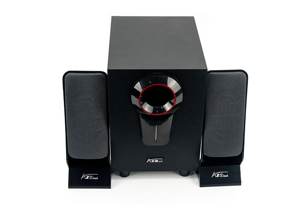 Haut parleur Subwoofer bluetooth AZ-301BT Carte SD MMC USB - AZATECH